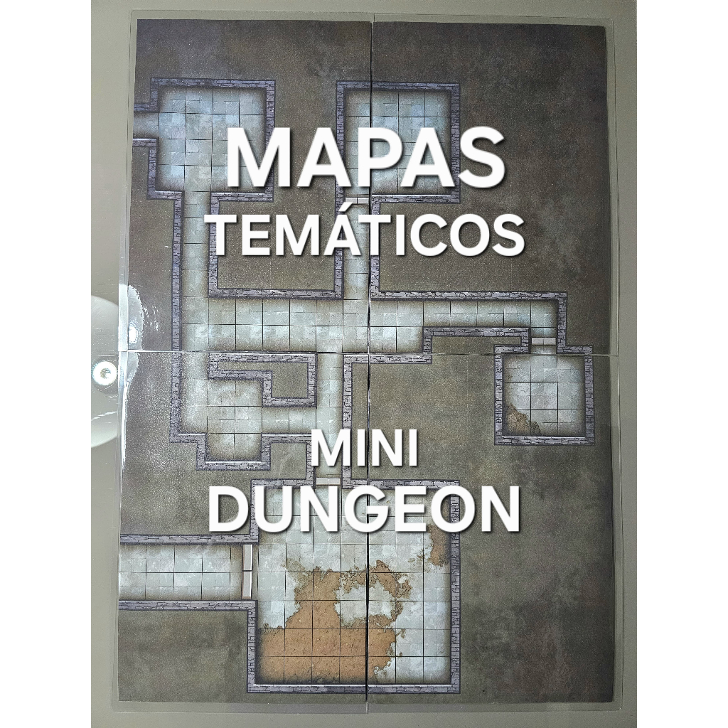 Mapas RPG Mapa Grid Temático Mini Masmorra d&d DnD Dungeons and Dragons ...