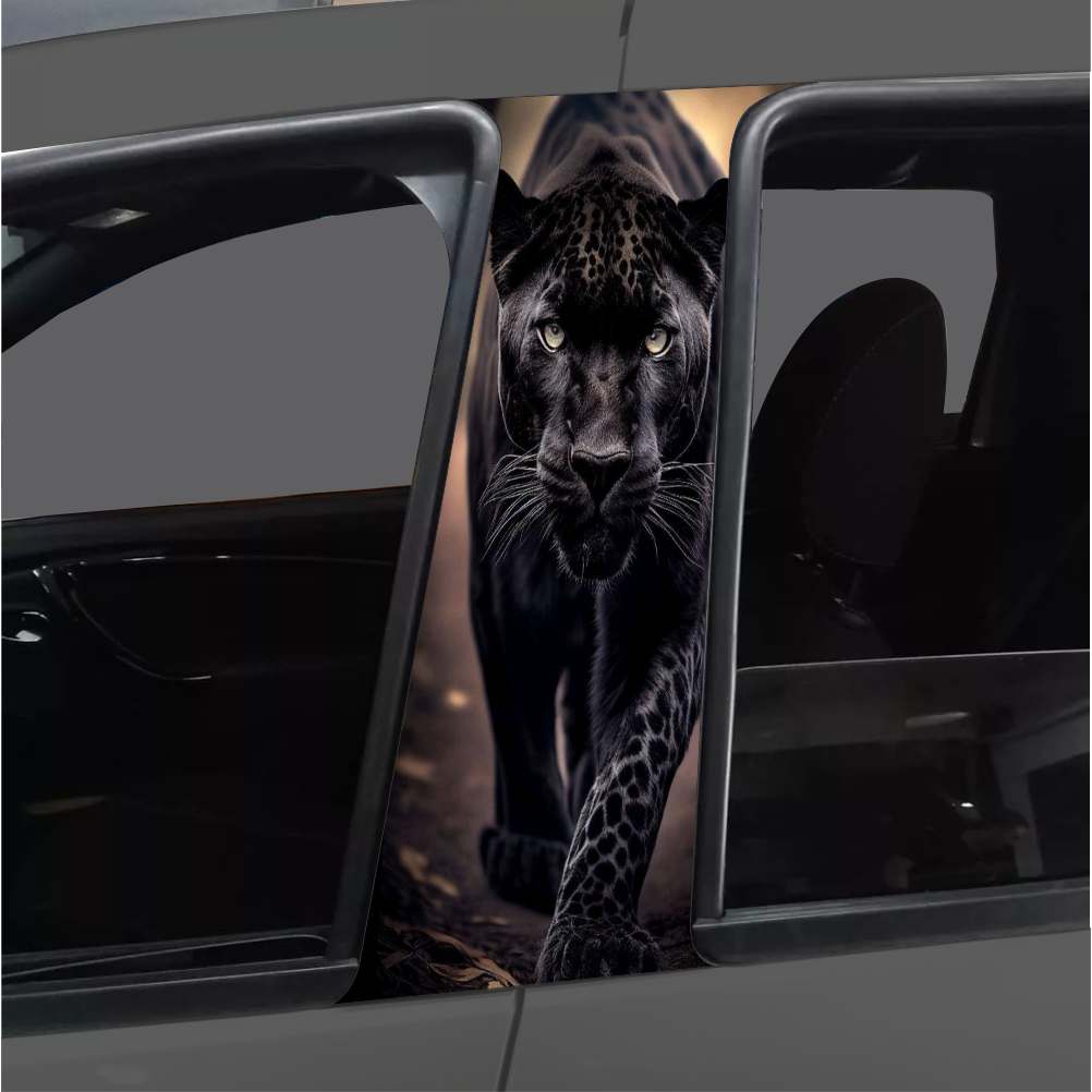 Adesivo de Coluna de Porta Carro Pantera Negra | Shopee Brasil