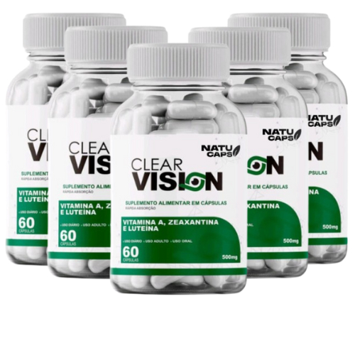 Pague 4 Leve 5 Un Clear Vision -300 caps - Envio Imediato | Shopee Brasil