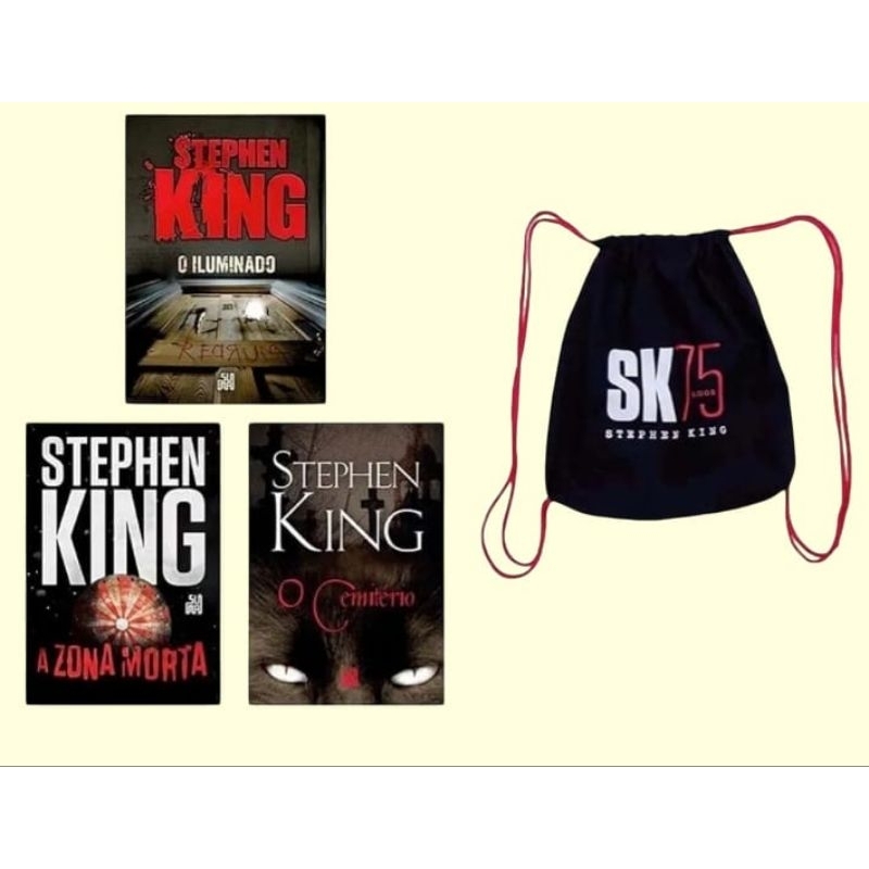 Kit Terror Clássicos Stephen King - O Iluminado, O Cemitério e A Zona ...