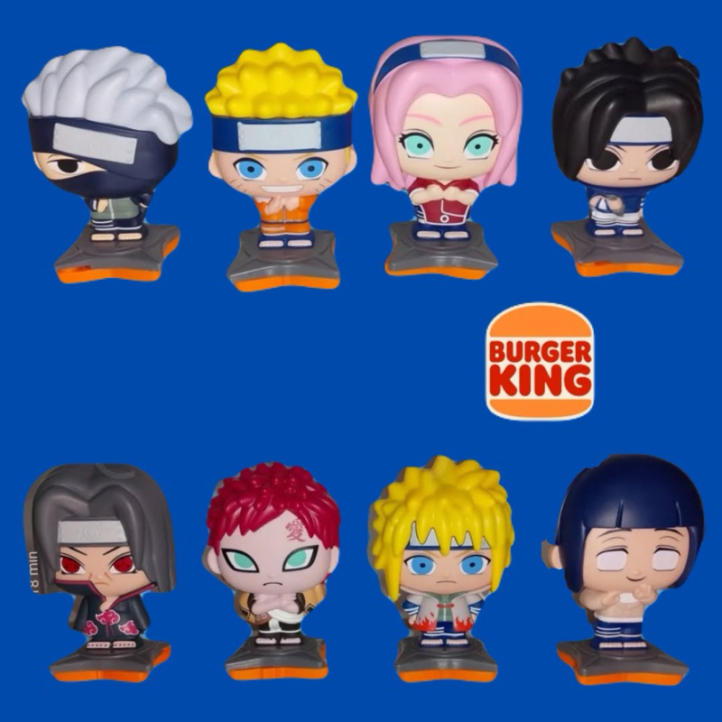 Coleção Naruto - Burguer King - Brinde oficial Lacrado. | Shopee Brasil