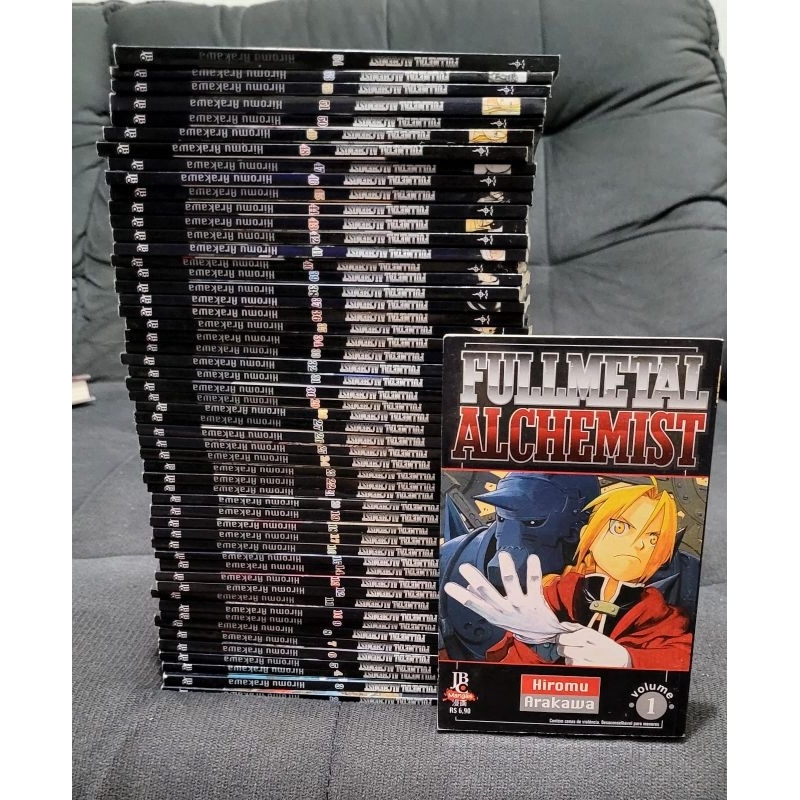 Fullmetal Alchemist Fma Coleção completa meio tanko vol 1 ao 54 ...