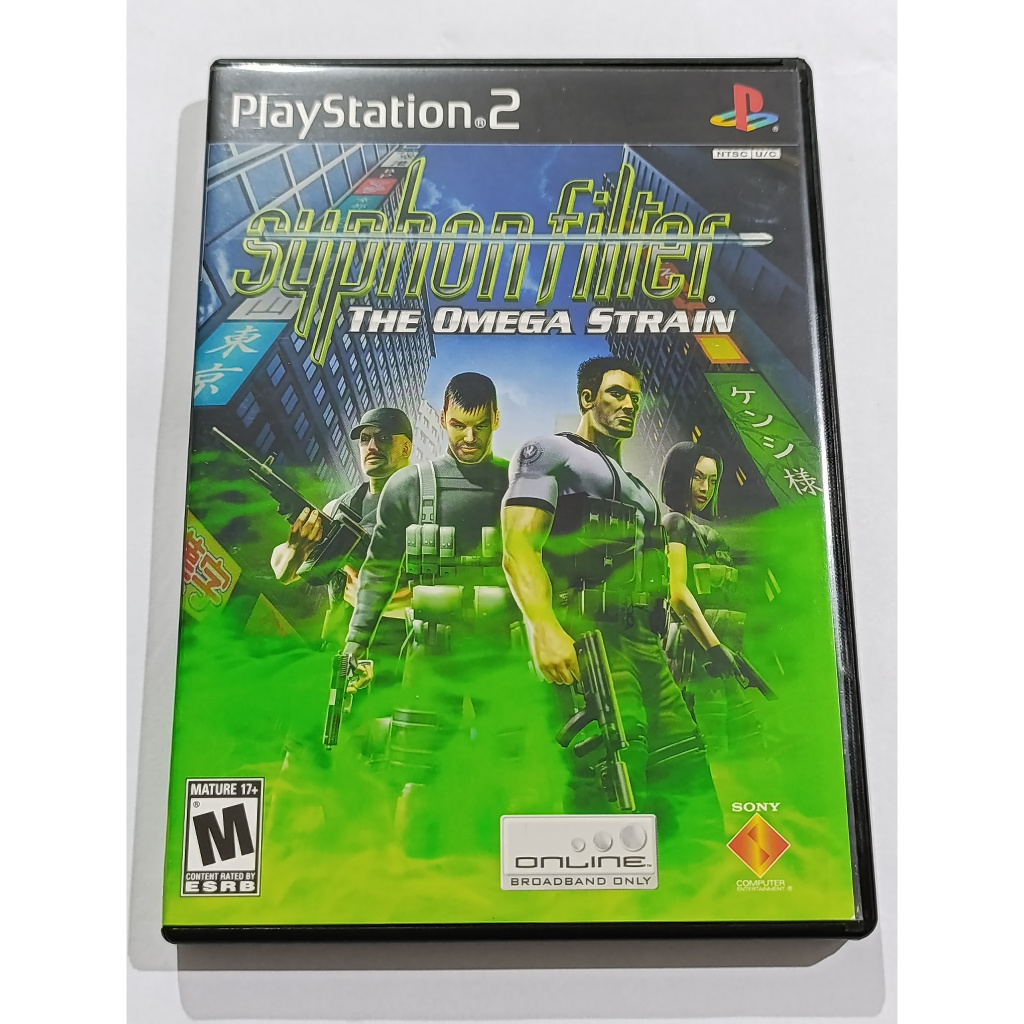 Syphon Filter the Omega Strain p/ PS2 Original Completo Americano ...