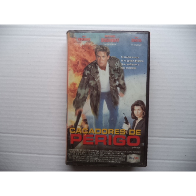 Fita Vhs Caçadores de Perigo Original Legendado Lisa Howard Michael ...