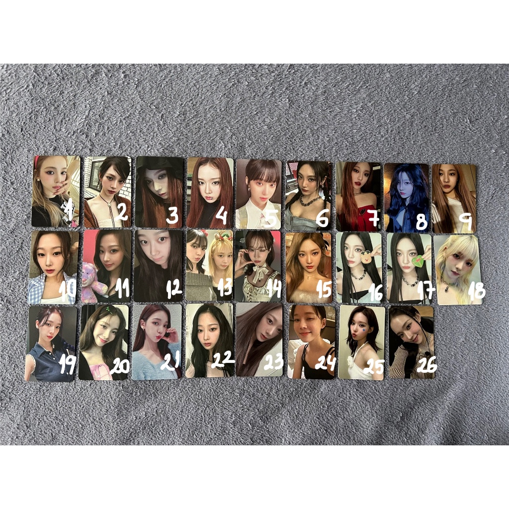 AESPA PHOTOCARDS - POB - MERCH - REGULARES | Shopee Brasil