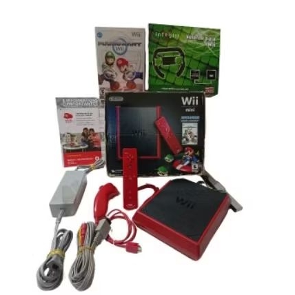 NINTENDO WII MINI NA CAIXA. USADO