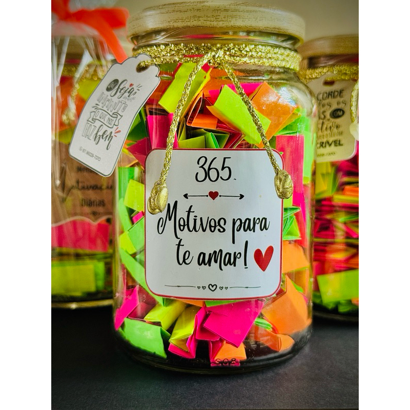Pote 365 Motivos para te amar | Shopee Brasil Pote 365 Motivos para te amar | Shopee Brasil