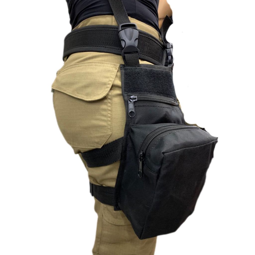 BORNAL PRETO DOIS COMPARTIMENTOS, PARTE DE CIMA COM VELCRO PARA COLOCAR ...