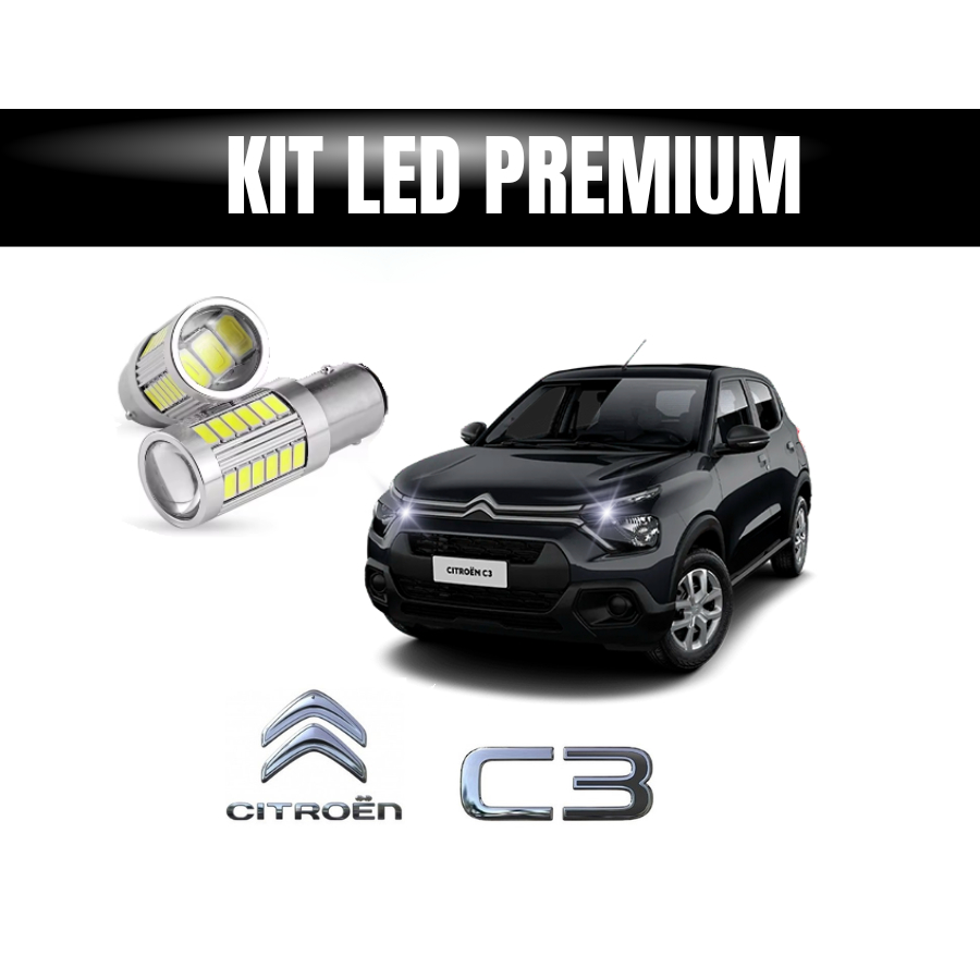 Kit Lampada Led Drl Luz Diurna Novo Citroen C3 2023 2024 | Shopee Brasil