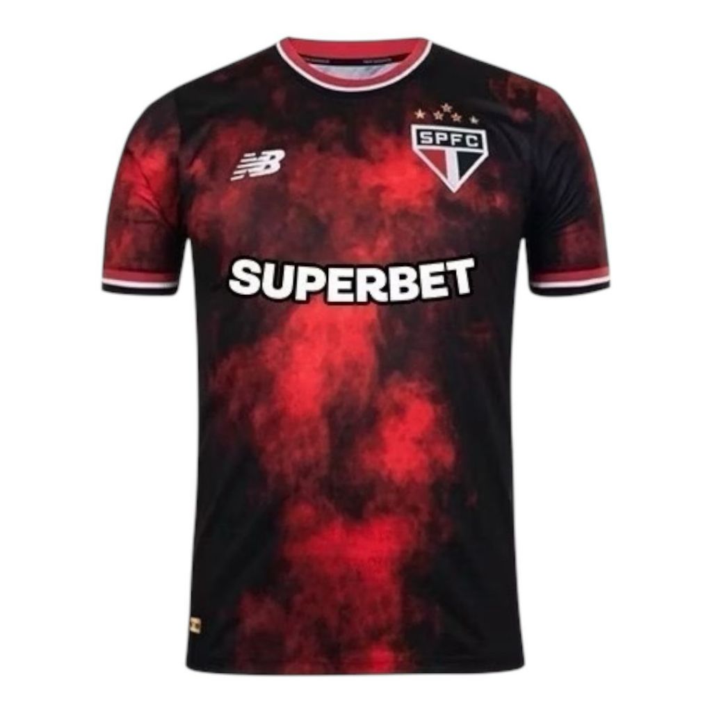 Camisa Camiseta De Quebrada Peita de Time São Paulo TRICOLOR #02 ...