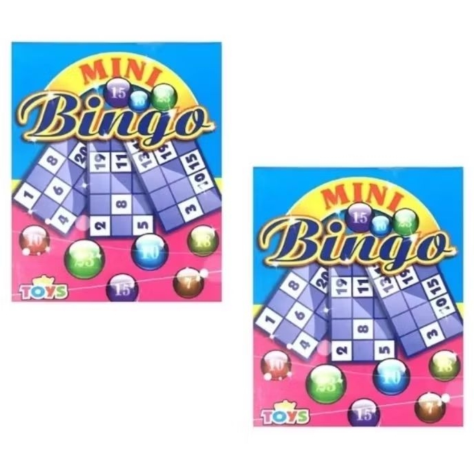 Kit 2 Mini Bingo Brincadeira Cartela Mini Toys | Shopee Brasil