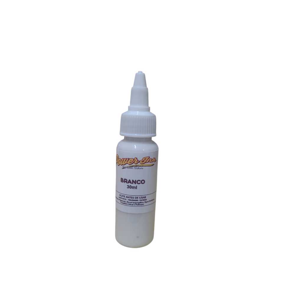 Tinta Tatuagem White (branco) 30ml Powerink | Shopee Brasil