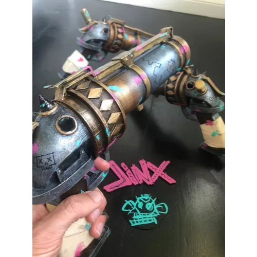 Arma Cosplay Jinx Arcane League Of Legends - pistola jinx | Shopee Brasil