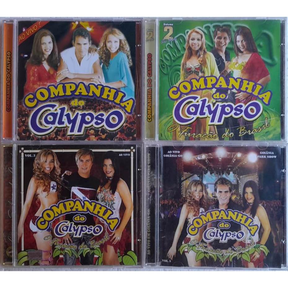 Cds Companhia Do Calypso ''O Furacão Do Brasil'' Kit 05 Unidades Cds Originais | Shopee Brasil