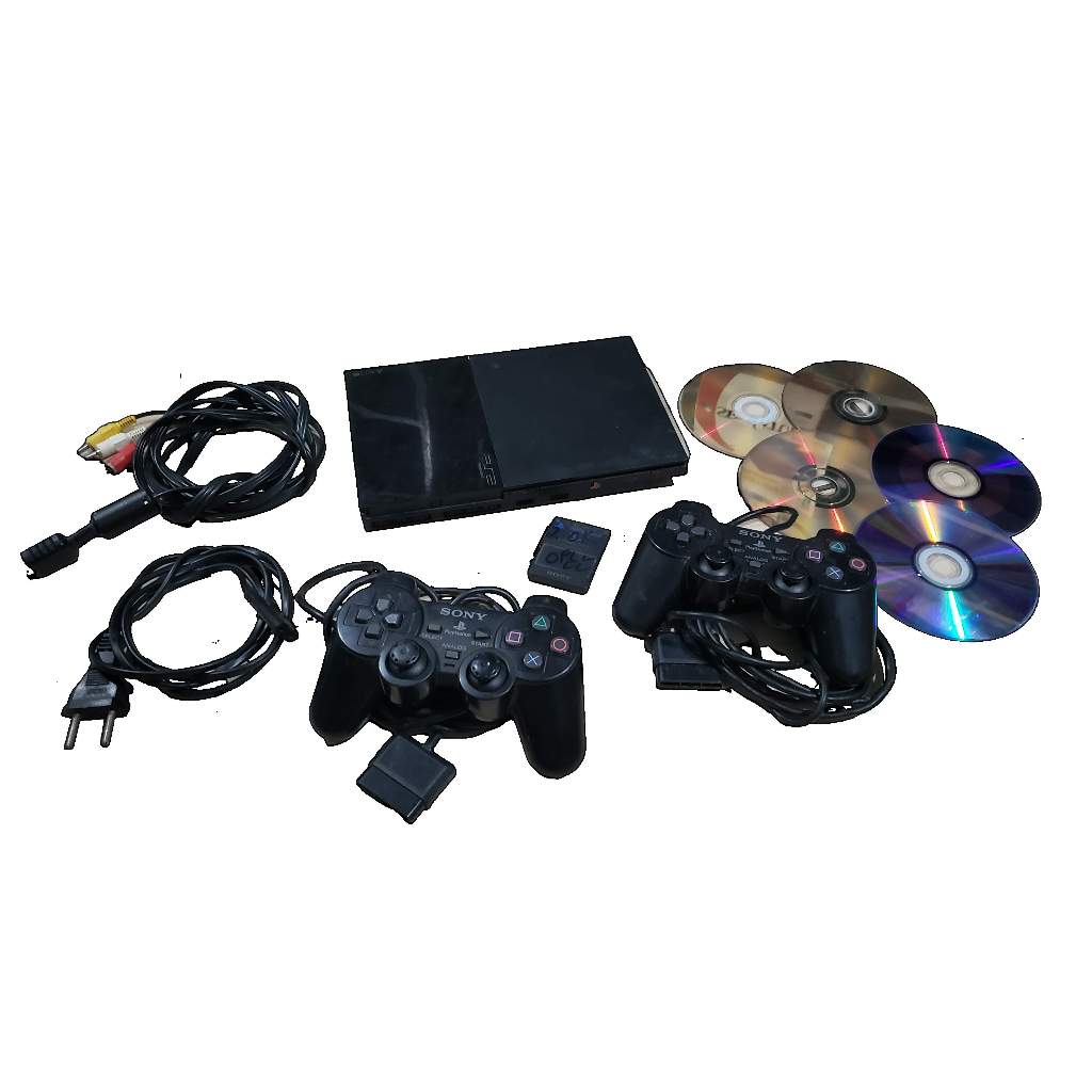 Playstation 2 slim completo com matrix tudo 100% G55 | Shopee Brasil