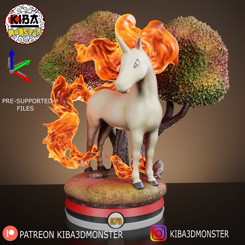 Action Figure - Pokémon - Rapidash | Shopee Brasil