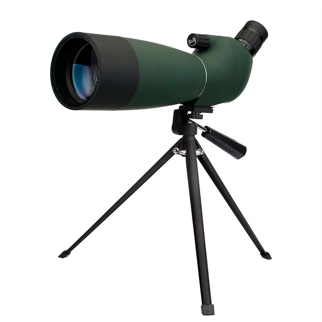 Luneta De Espotagem Telescópio Monóculo Refrator 20-60x60 + Tripé ...