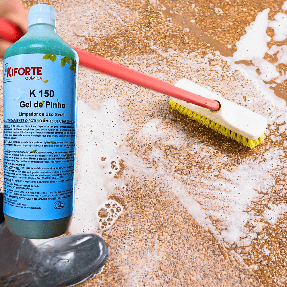 Gel de Pinho Concentrado Limpa Higieniza Banheiro Piso Roupas Tira o ...