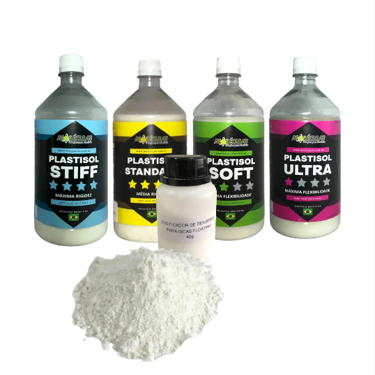 Plastisol Floating | 1kg | Atomy - escolha a dureza do Plastisol ...