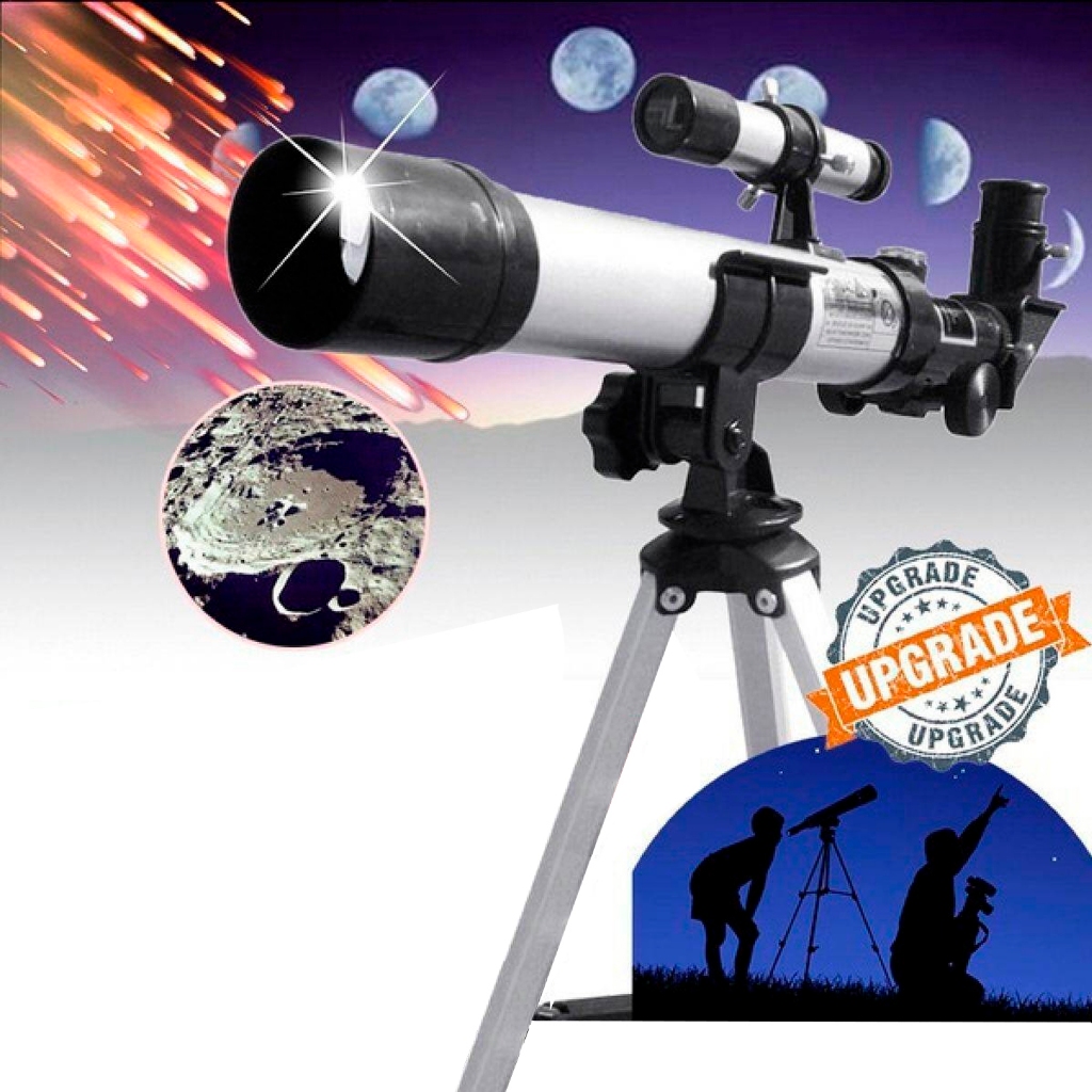 Telescópio Astronômico Ocular Com Tripé Grande Abertura 90x Luneta ...