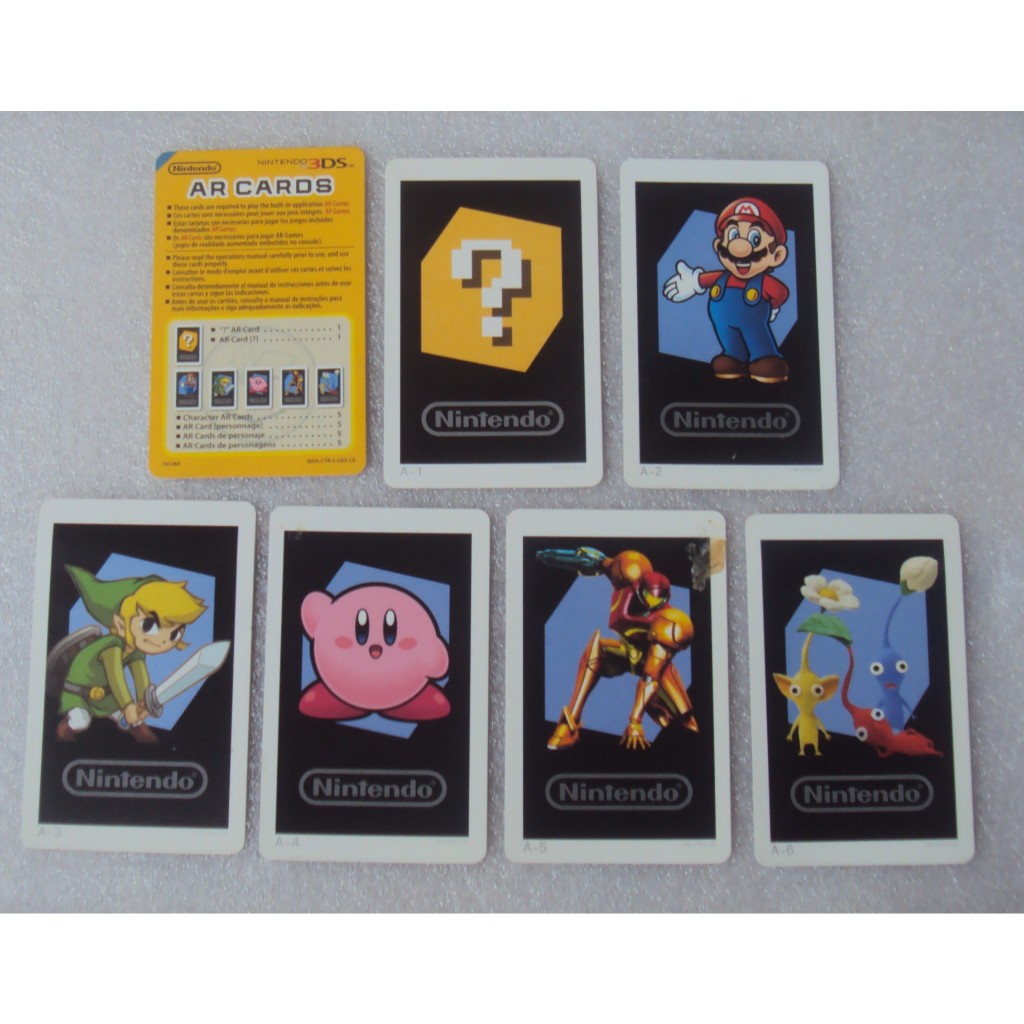 AR Cards Nintendo 3DS originais - Usados | Shopee Brasil