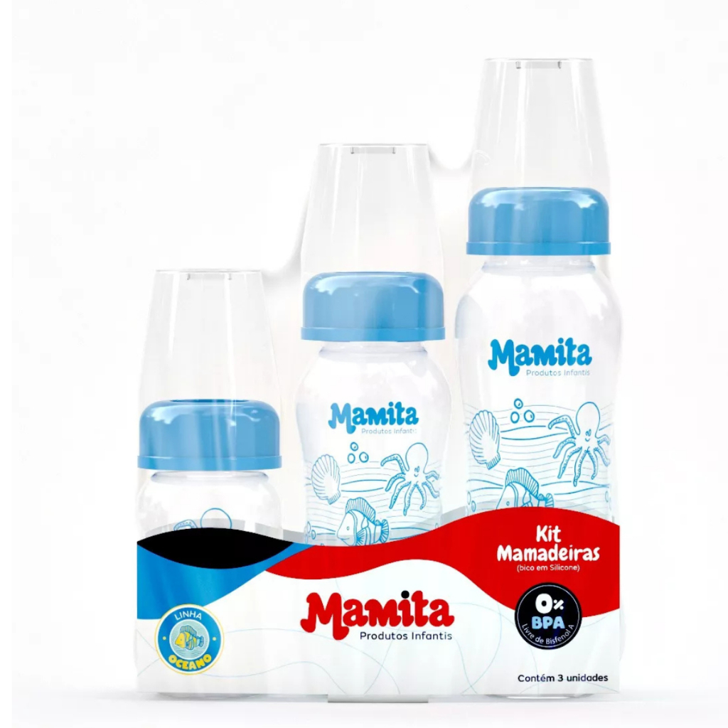 Kit Mamadeiras Mamita Premium | Shopee Brasil
