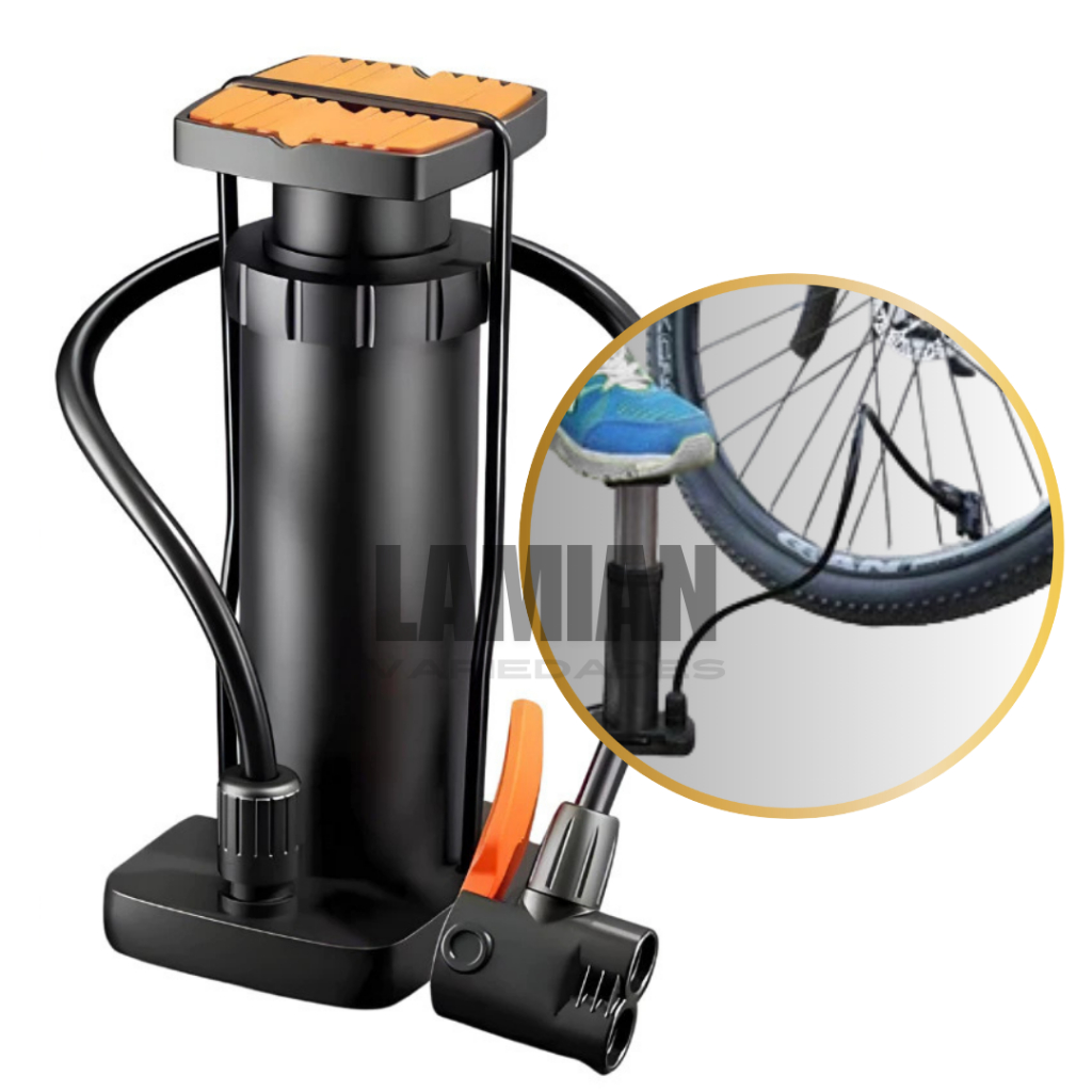 Bomba de Ar Para Encher Pneu de Bicicleta Moto Carro Bola Boia Piscina ...