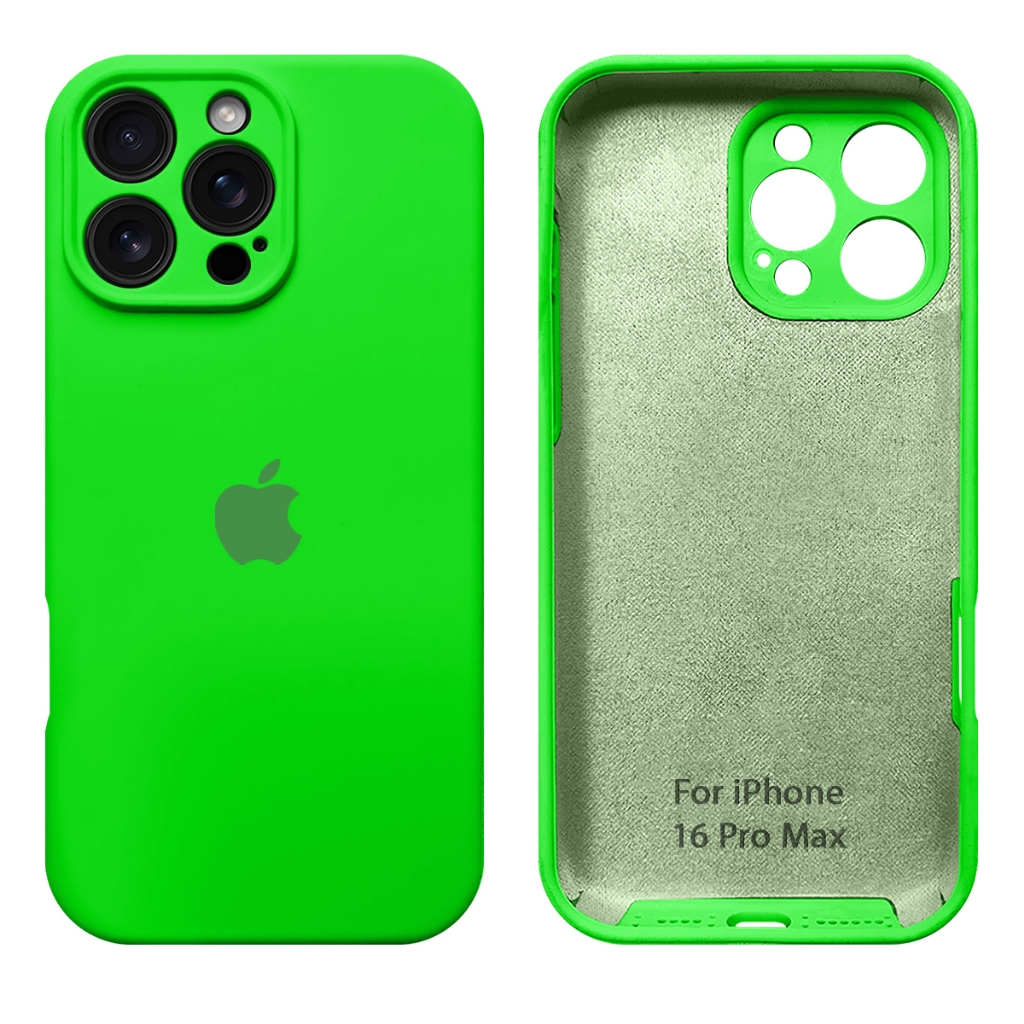 Capa Capinha Case iPhone 16 Pro Max Silicone Aveludado colorida com ...