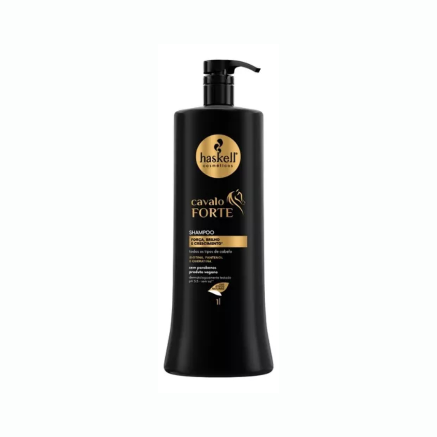 Shampoo Haskell Cavalo Forte 1l Profissional Shampoo Haskell Cavalo Forte 300ml Cavalo Forte Kit ...