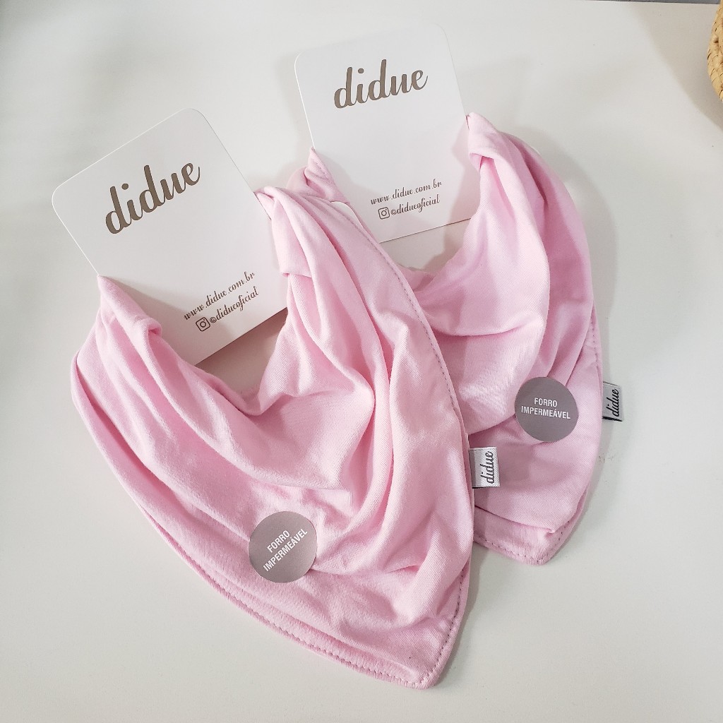 Kit 2 babadores impermeável de malha 100% algodão – Didue [Babador ...