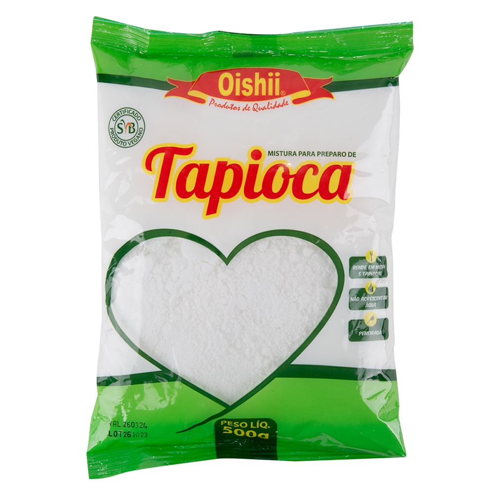 Tapioca Oishii - Pacote 500g | Shopee Brasil