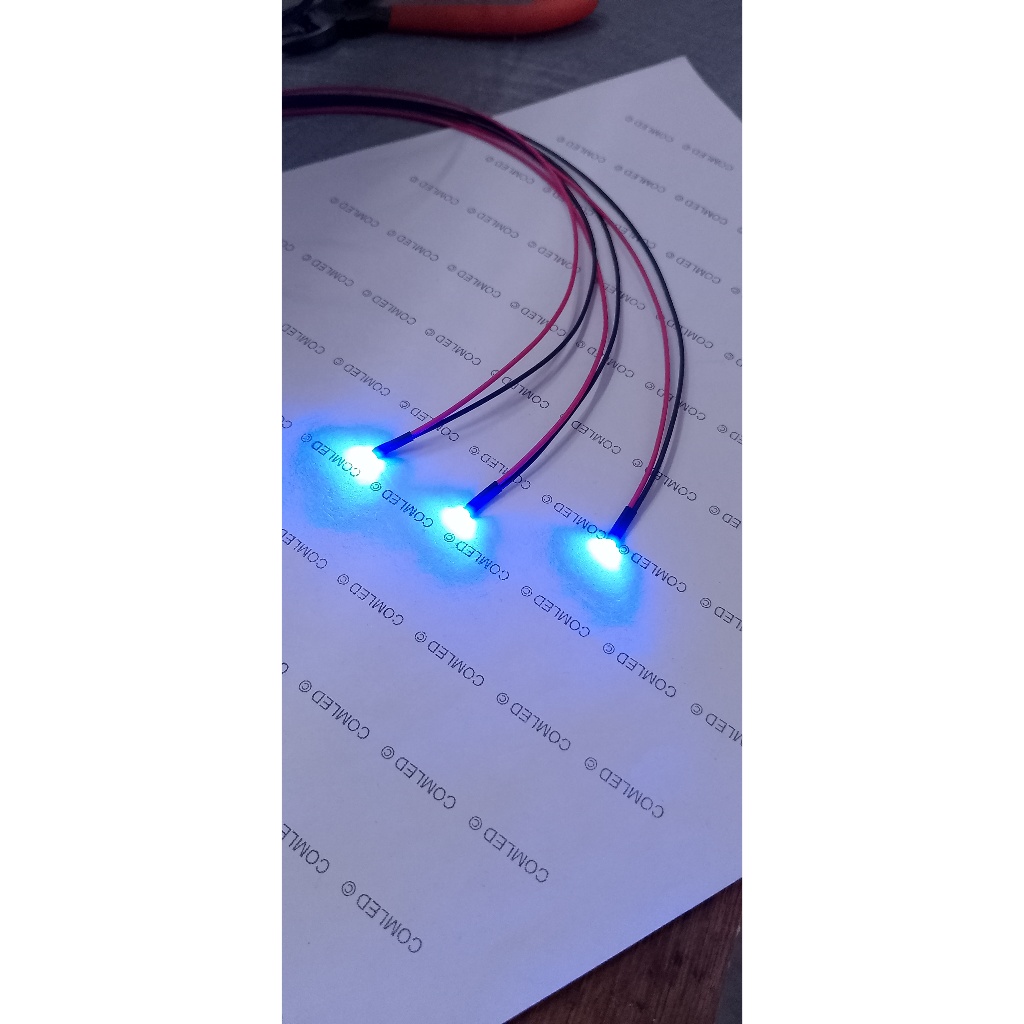 Kit 3 Micro Led Lâmpada Luz Mini CR2032 pronto Fácil Casinha Maquete ...