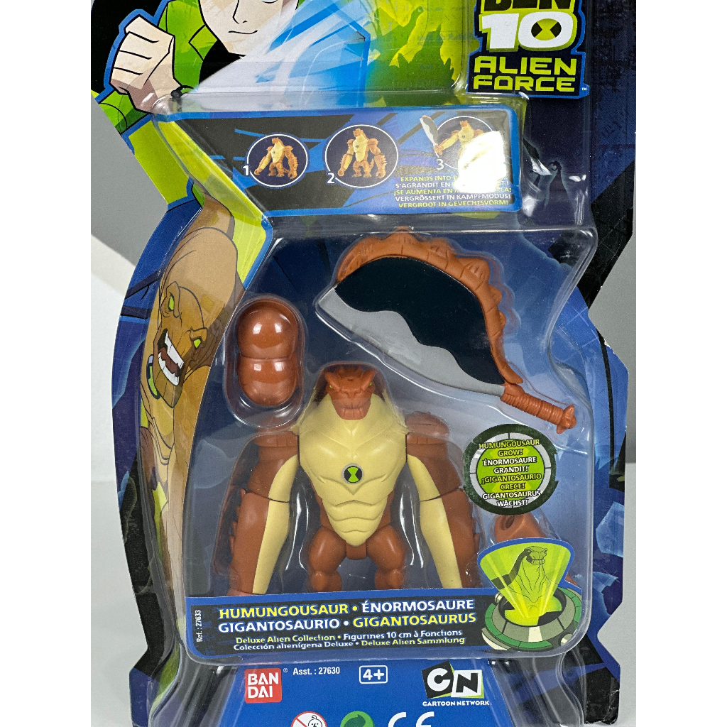 Boneco Enormossauro Deluxe Ben 10 Força Alienígena Bandai Original Novo ...