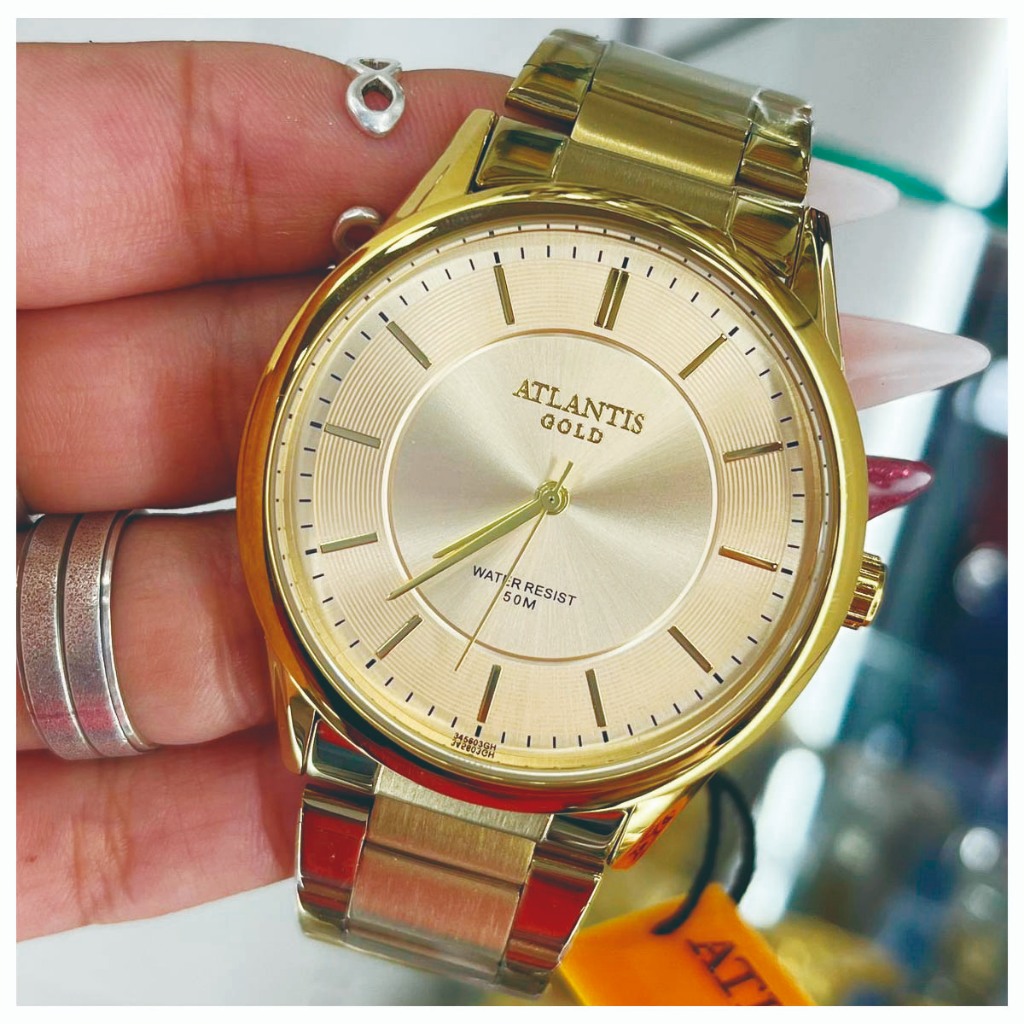 Atlantis Gold Relógio de Pulso Dourado Original Modelos Feminino ...