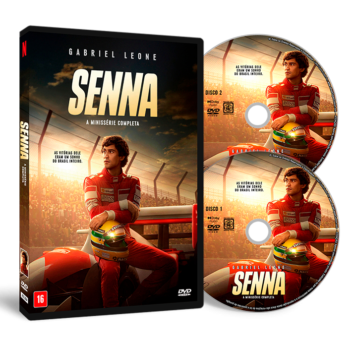 DVD - Senna - A Minissérie Completa (DVD Duplo) (2024) | Shopee Brasil