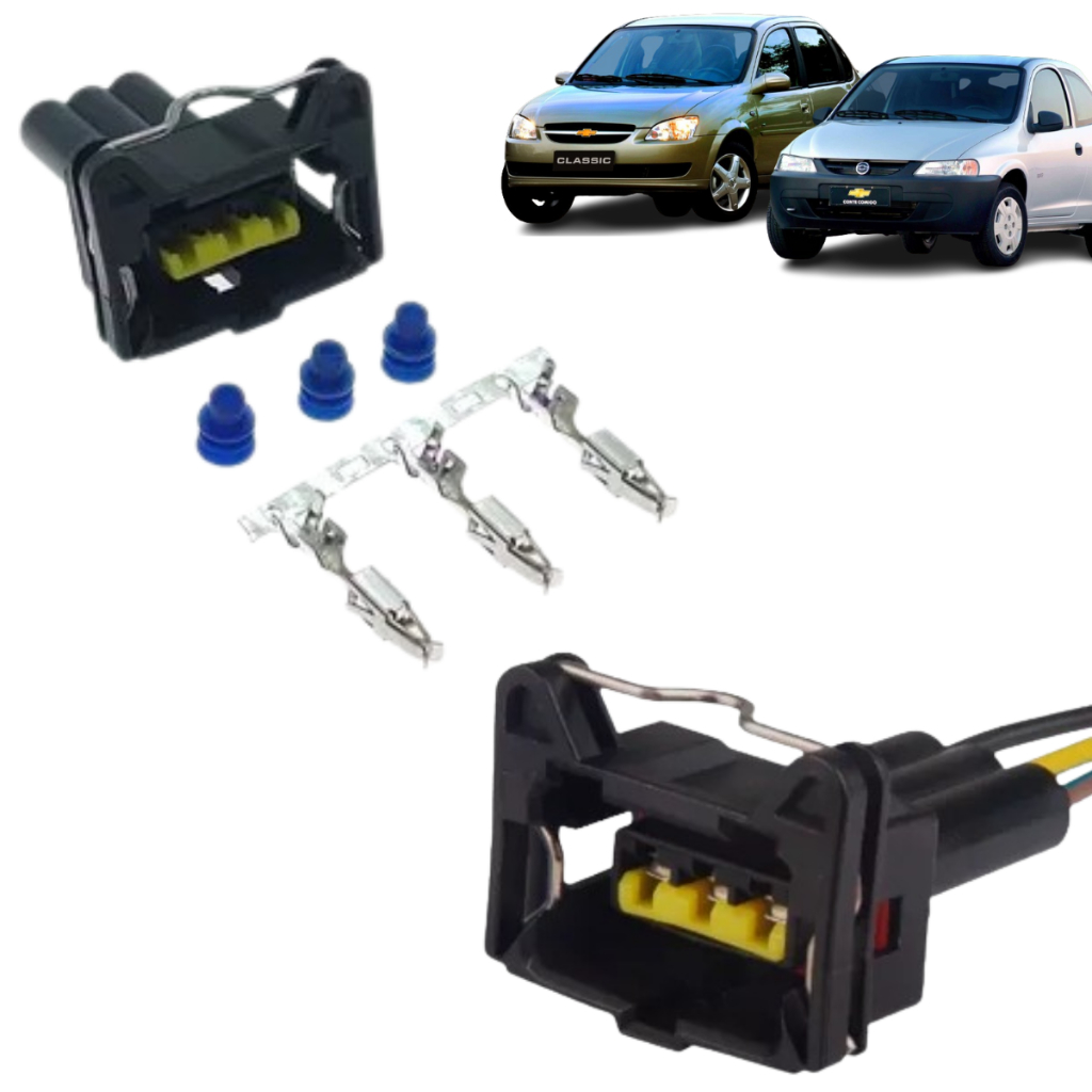 Plug Conector Chicote Bobina Ignição FIAT Tipo 1.6/GM Vectra GSI ...