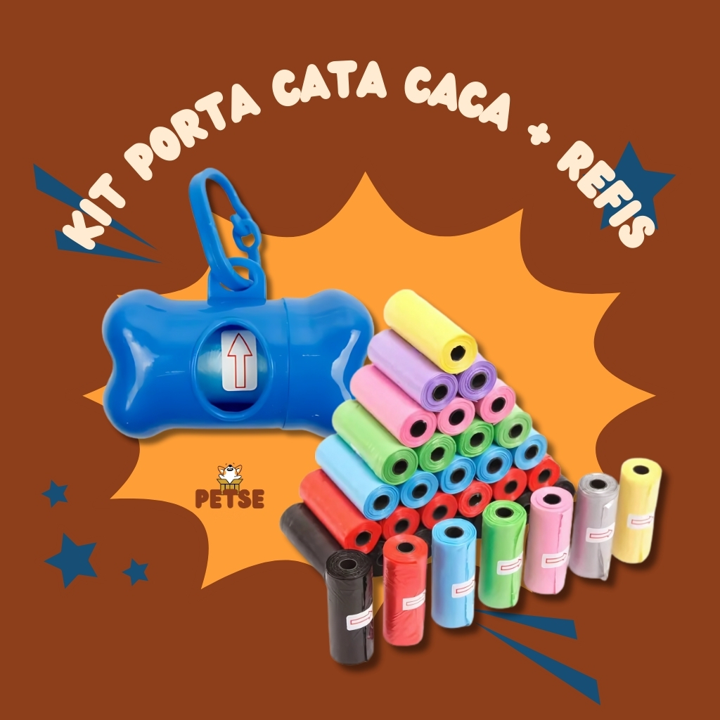 Kit Porta Cata-Caca com Refis | Shopee Brasil