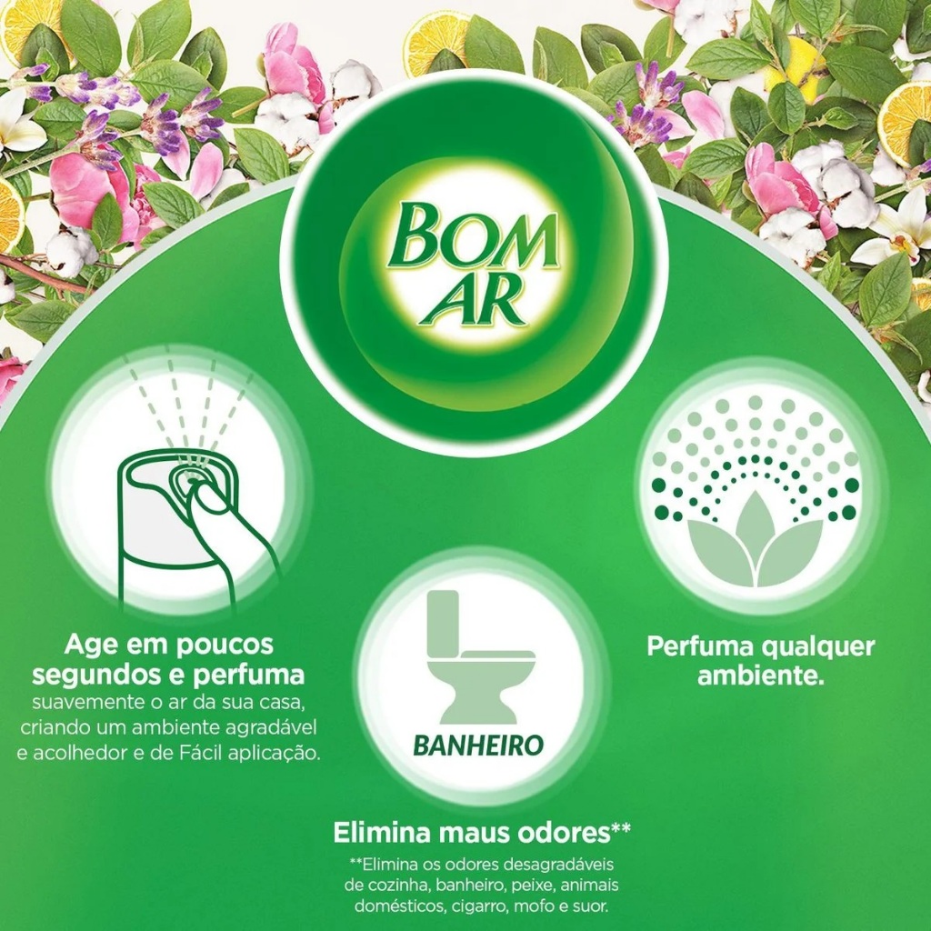 Odorizador Glade Spray Bom Ar 360 ml (Escolha a fragrancia) | Shopee Brasil