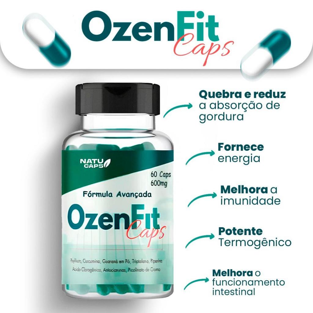 1 Unidade Ozenfit - 60 Cápsulas - Envio Imediato - Aumenta o ...