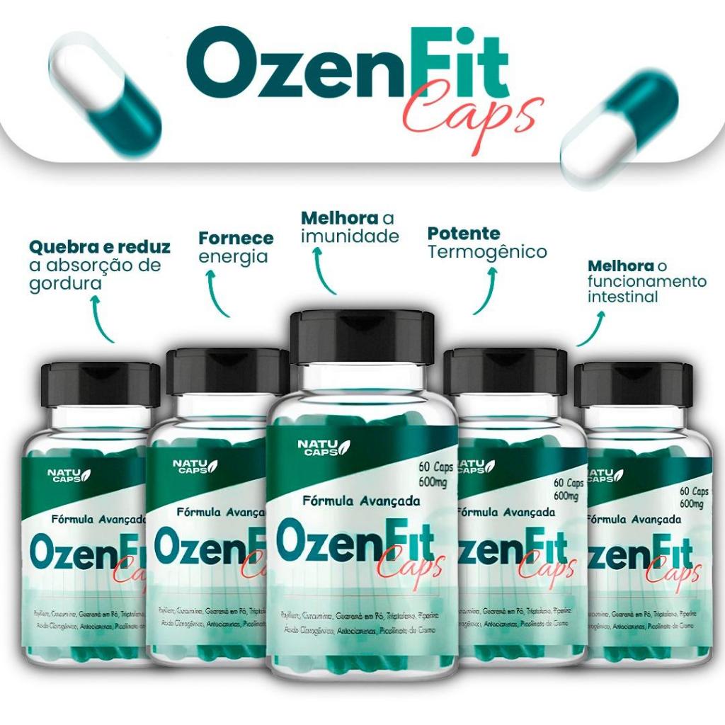 Pague 3 Leve 5 Unid OzenFit - 300 Cápsulas - Envio Imediato | Shopee Brasil