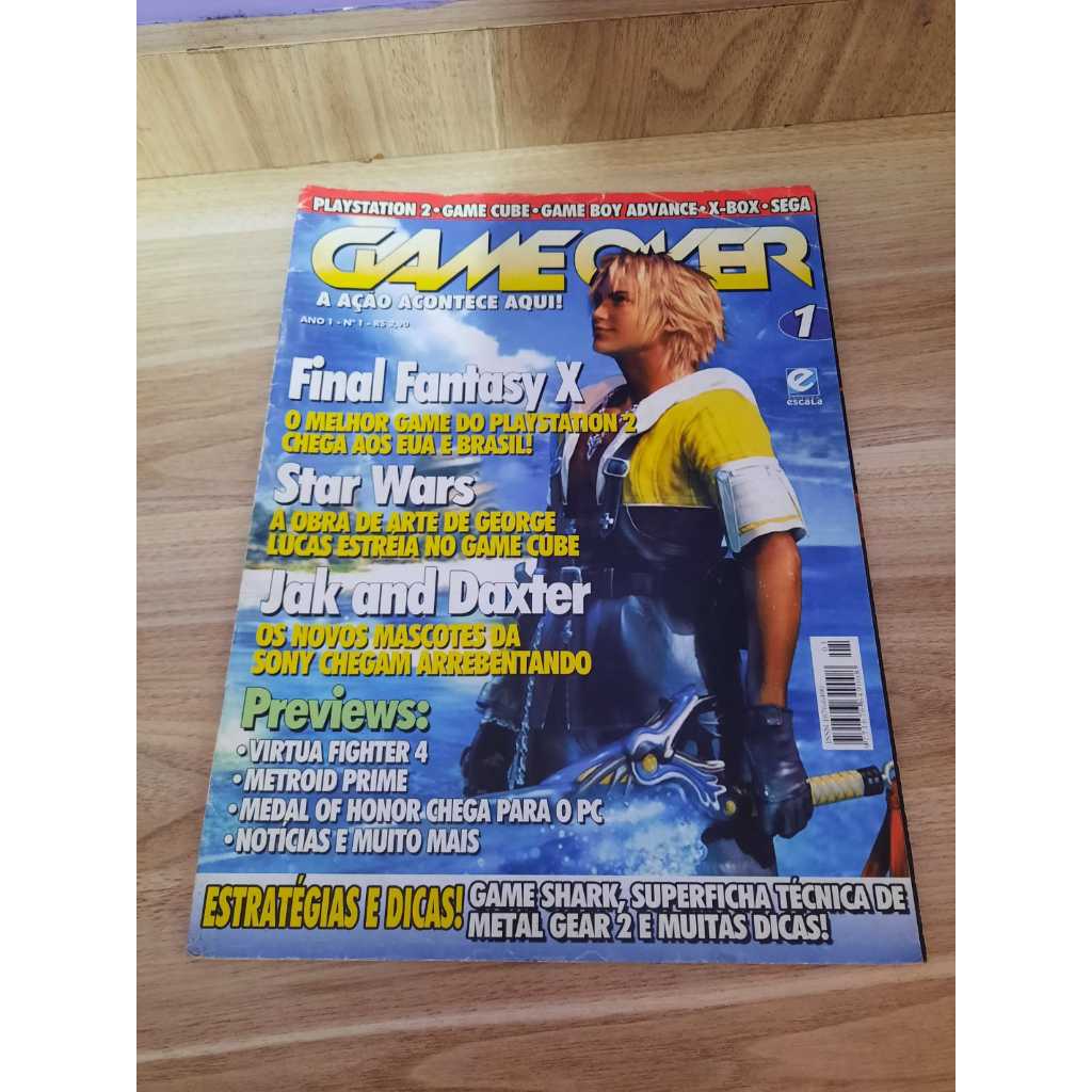 Revista Game Over Final Fantasy X N 1 | Shopee Brasil