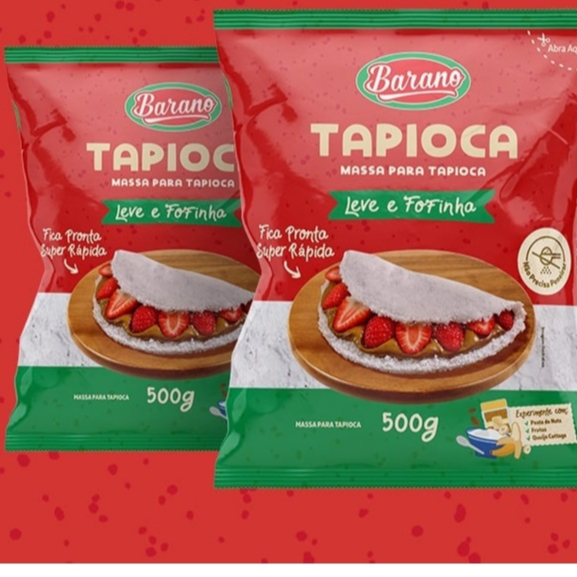 Kit com 2 pacotes de Tapioca Hidratada leve e fofinha pacote 500g ...