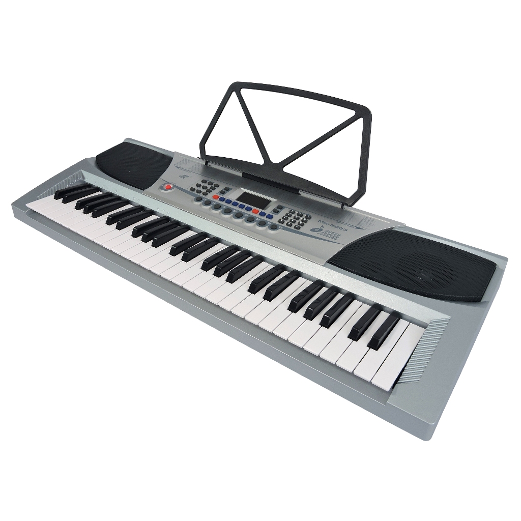Teclado Musical Meike 54 Teclas MK-2083 - Visor LED + Fonte Bivolt ...