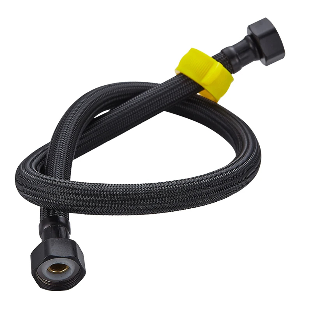 Rabicho Flexivel 50 Cms Engate Mangueira Acabamento Preto | Shopee Brasil
