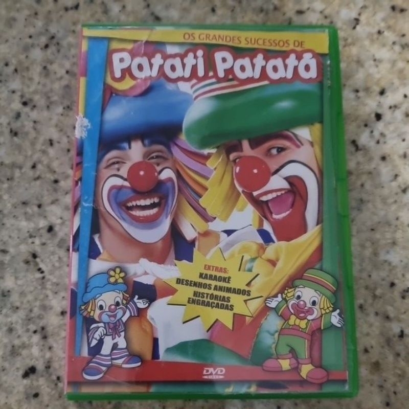 DVD 'Os Grandes Sucessos de Patati Patatá'. | Shopee Brasil