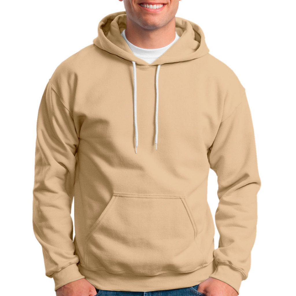 Moletom Masculino Bege Canguru Clássico Liso | Shopee Brasil