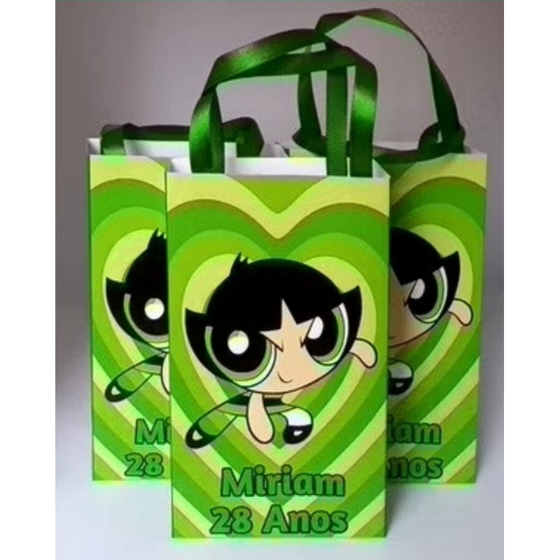Sacolinhas Personalizadas Meninas Super Poderosas Docinho | Shopee Brasil