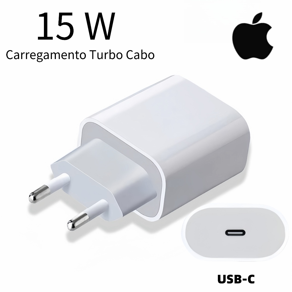 Base Fonte Carregador iPhone Apple Turbo USB-c Carregamento Turbo ...