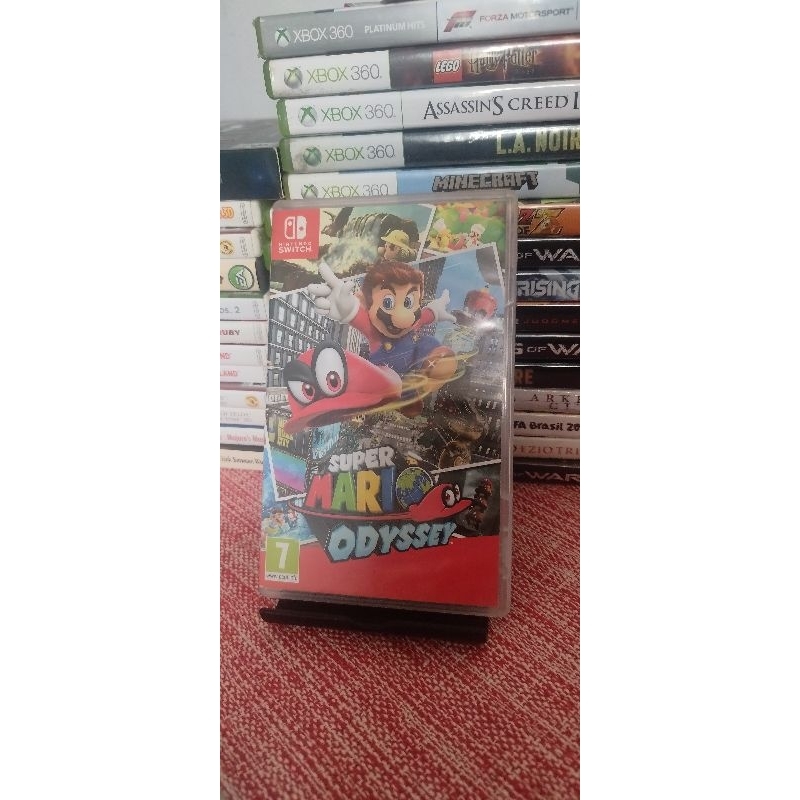 Leia o anuncio somente vend Jogo para Nintendo switch Super Mario Odyssey Usado Europeu