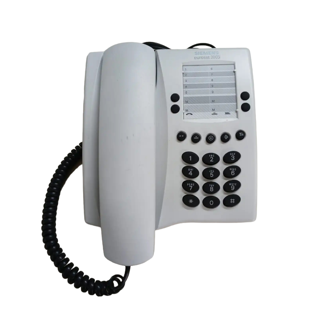 TELEFONE SIEMENS 3005 EUROSET SEMI NOVO BR./BEGE | Shopee Brasil